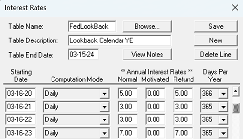 Interest Computation Under Look-Back Method (2025) Interest Computation Under Look-Back Method (2025)