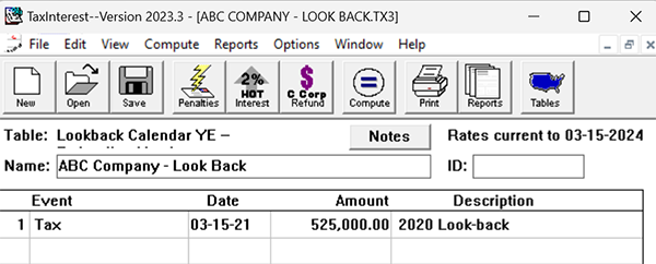 Interest Computation Under Look-Back Method (2025) Interest Computation Under Look-Back Method (2025)